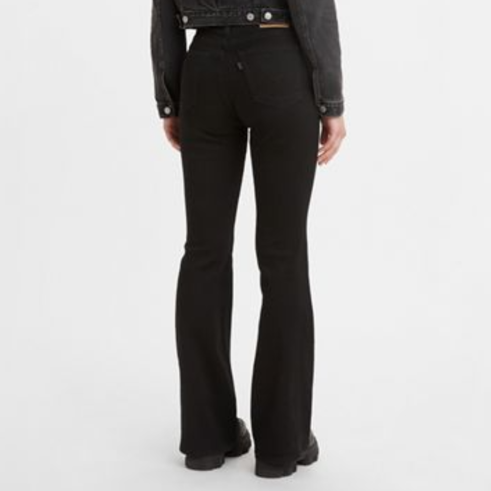 Calça Feminina Levi's 726 High Rise Preto - Ref.A34100007 - Badana