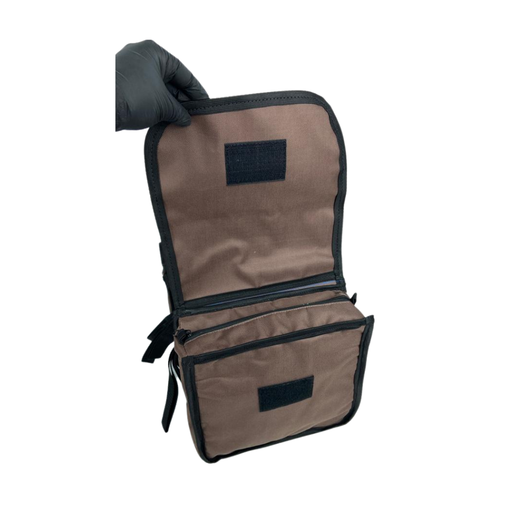 Alforje Pasfil Térmico Marrom com Alça - Badana