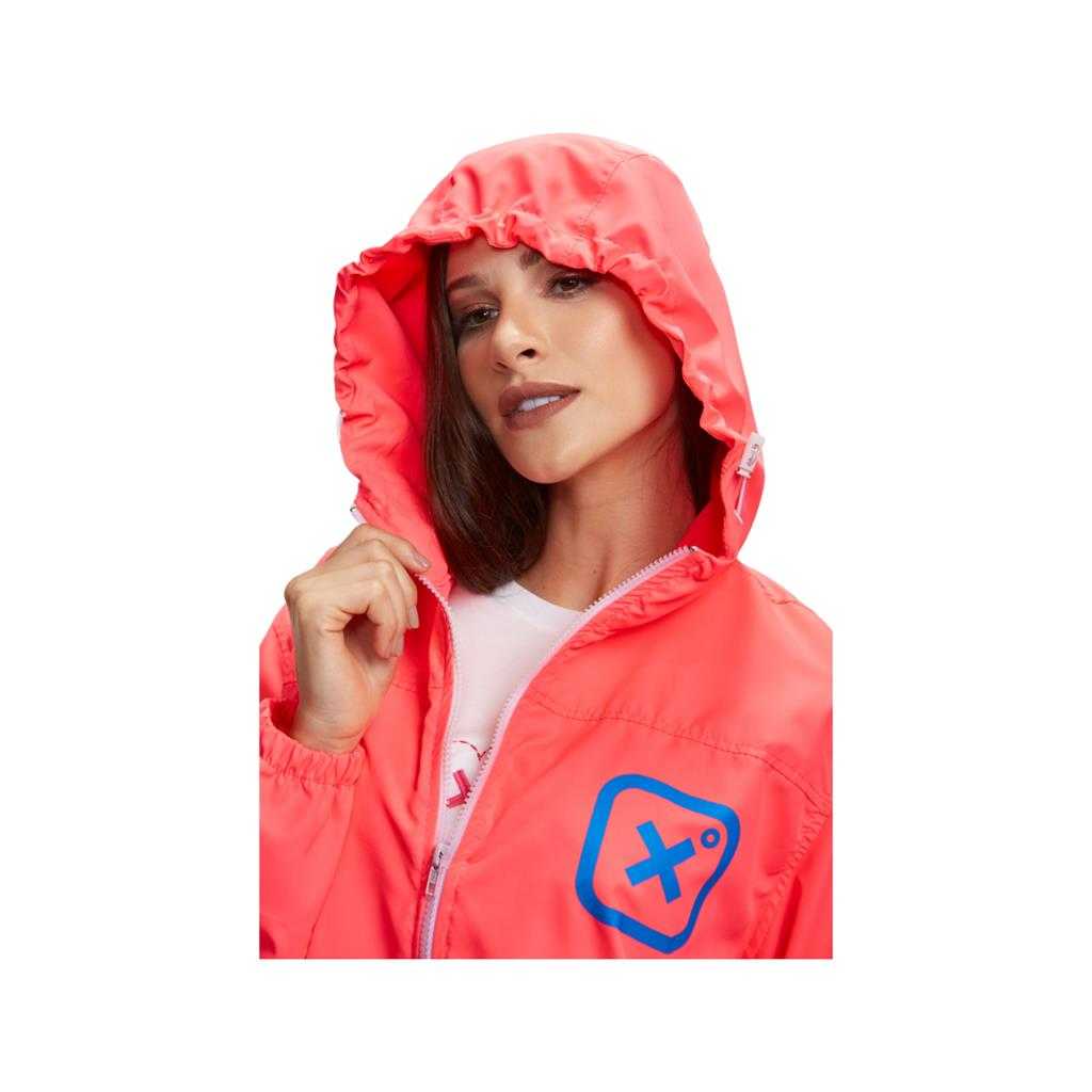Jaqueta Feminina TXC X-Sweat Corta Vento Rosa - Ref. 9110 - Badana