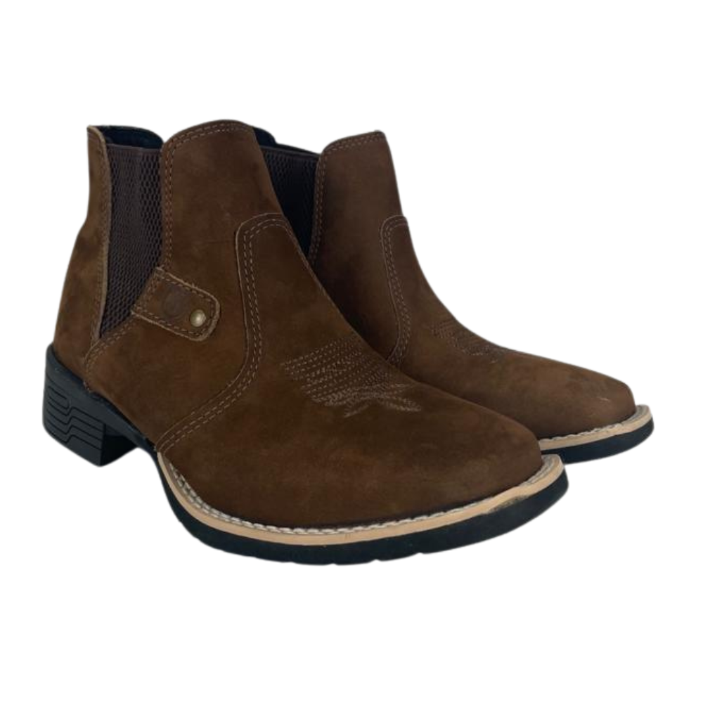 Botina Feminina Beira Lago Bordado - Ref. 921 - Badana