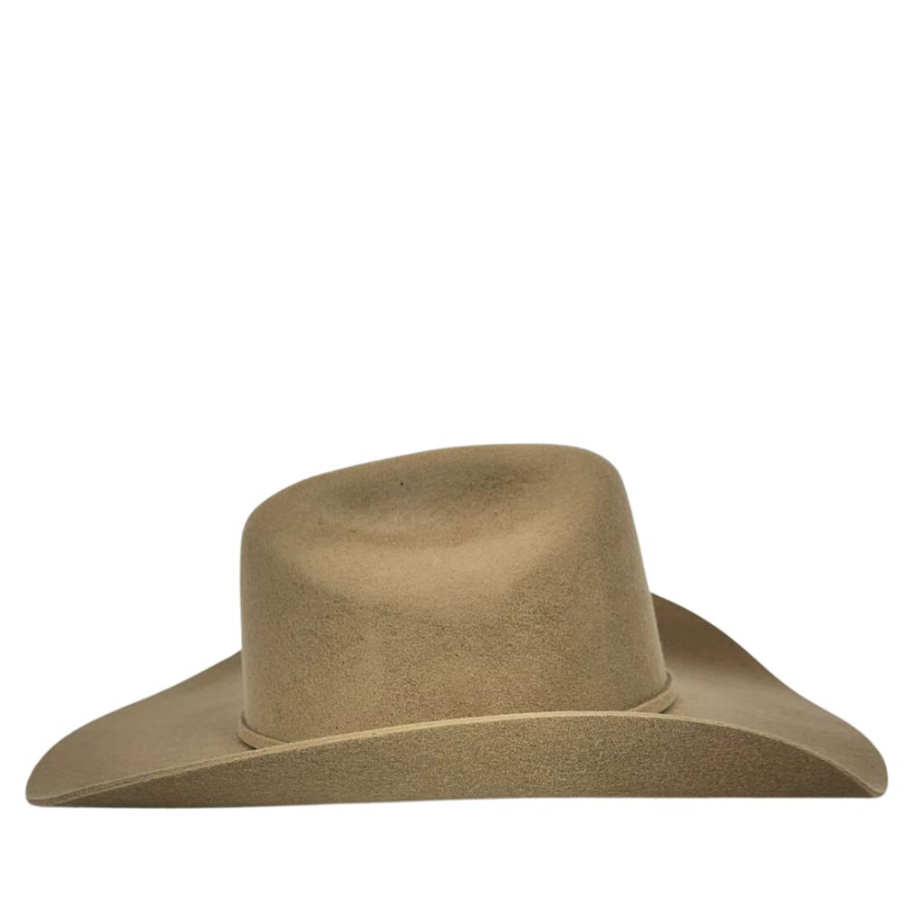 Chapéu Country Stetson Caramelo De Feltro Com Carneira Em Couro Ref ...