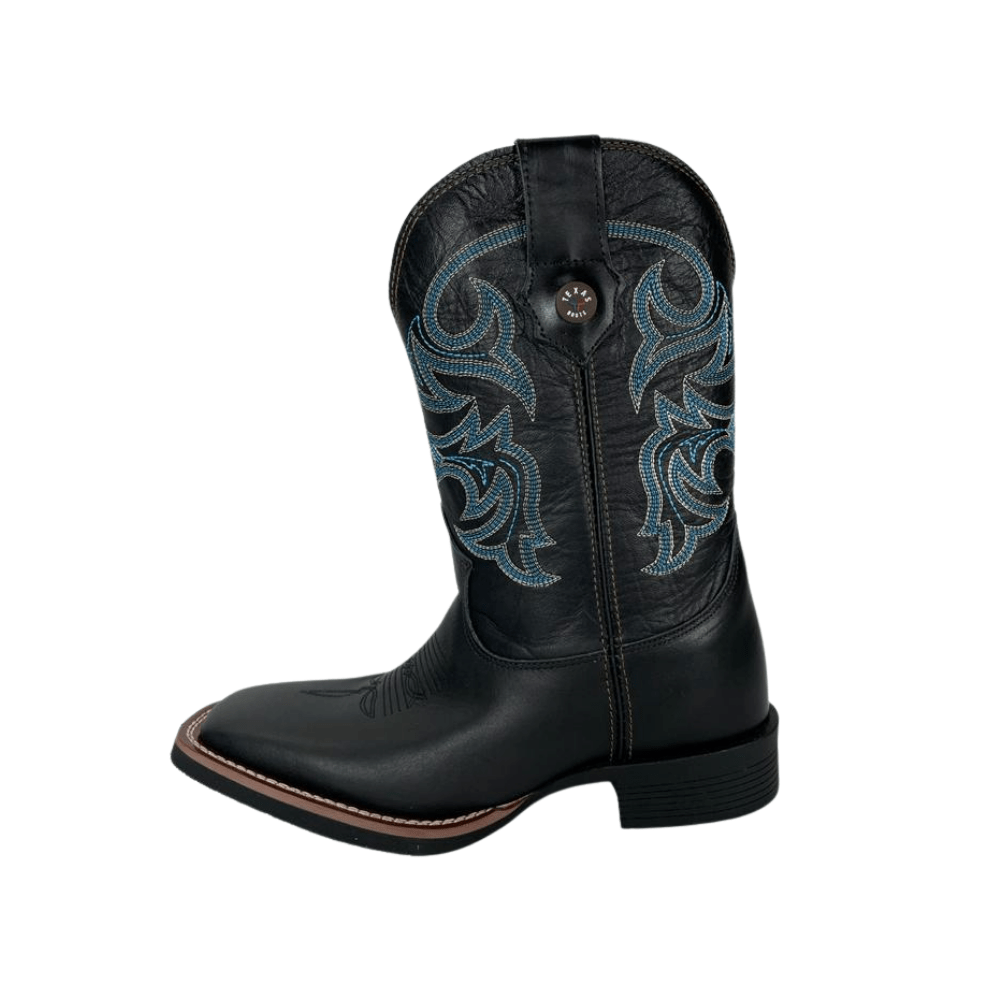 Bota Texana Masculina Texas Rodeo Preto - Badana