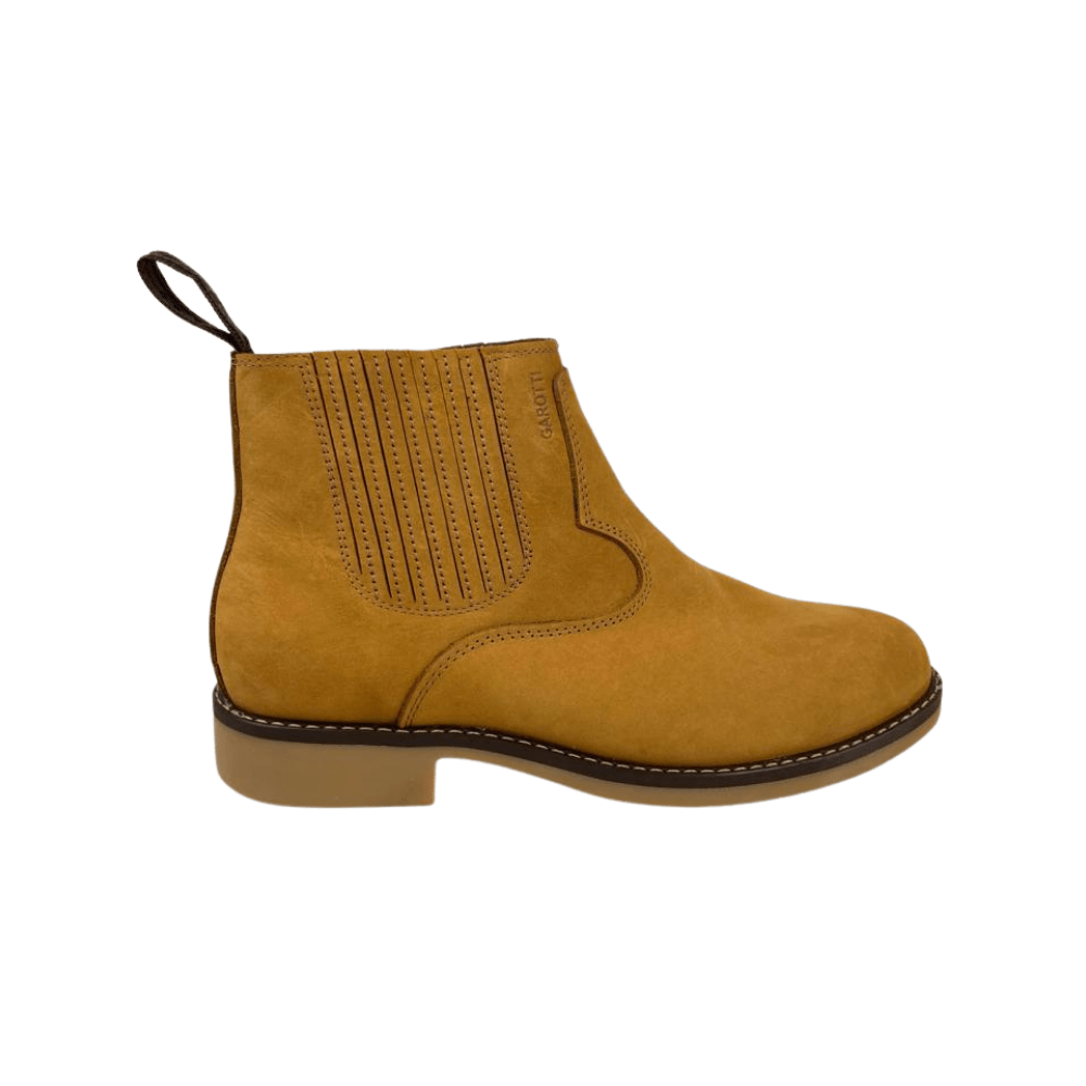 Botina Masculina Garotti Nobuck Laredo Castor - Badana