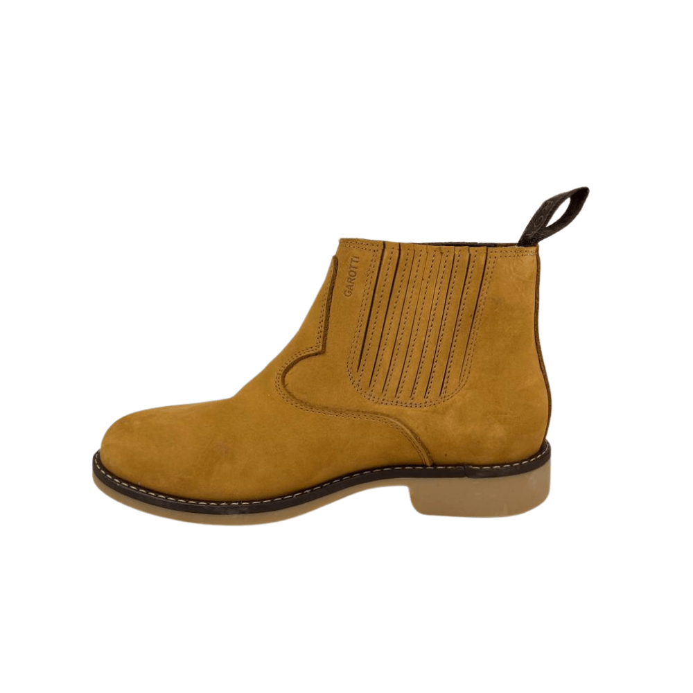 Botina Masculina Garotti Nobuck Laredo Castor - Badana