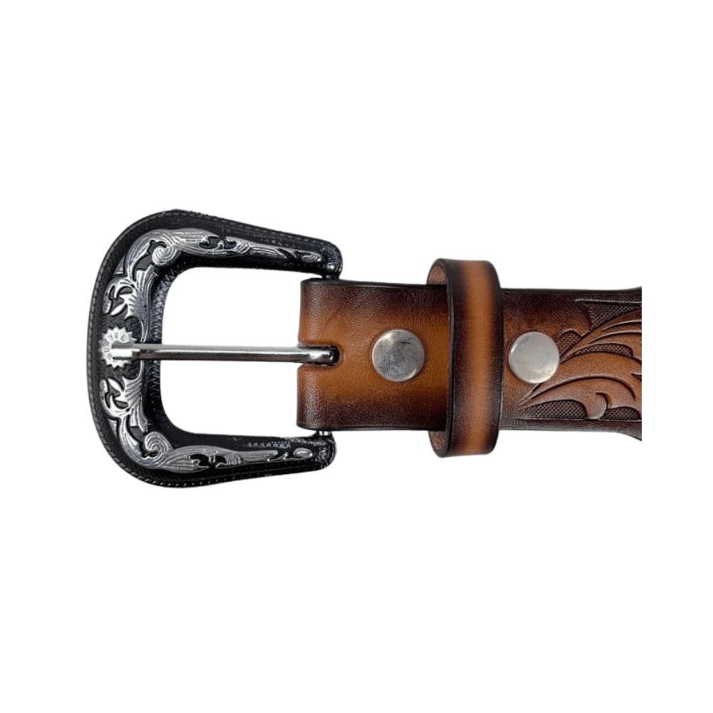 Cinto Masculino Pyramid Country Trança Lateral - Ref. 7074 - Badana