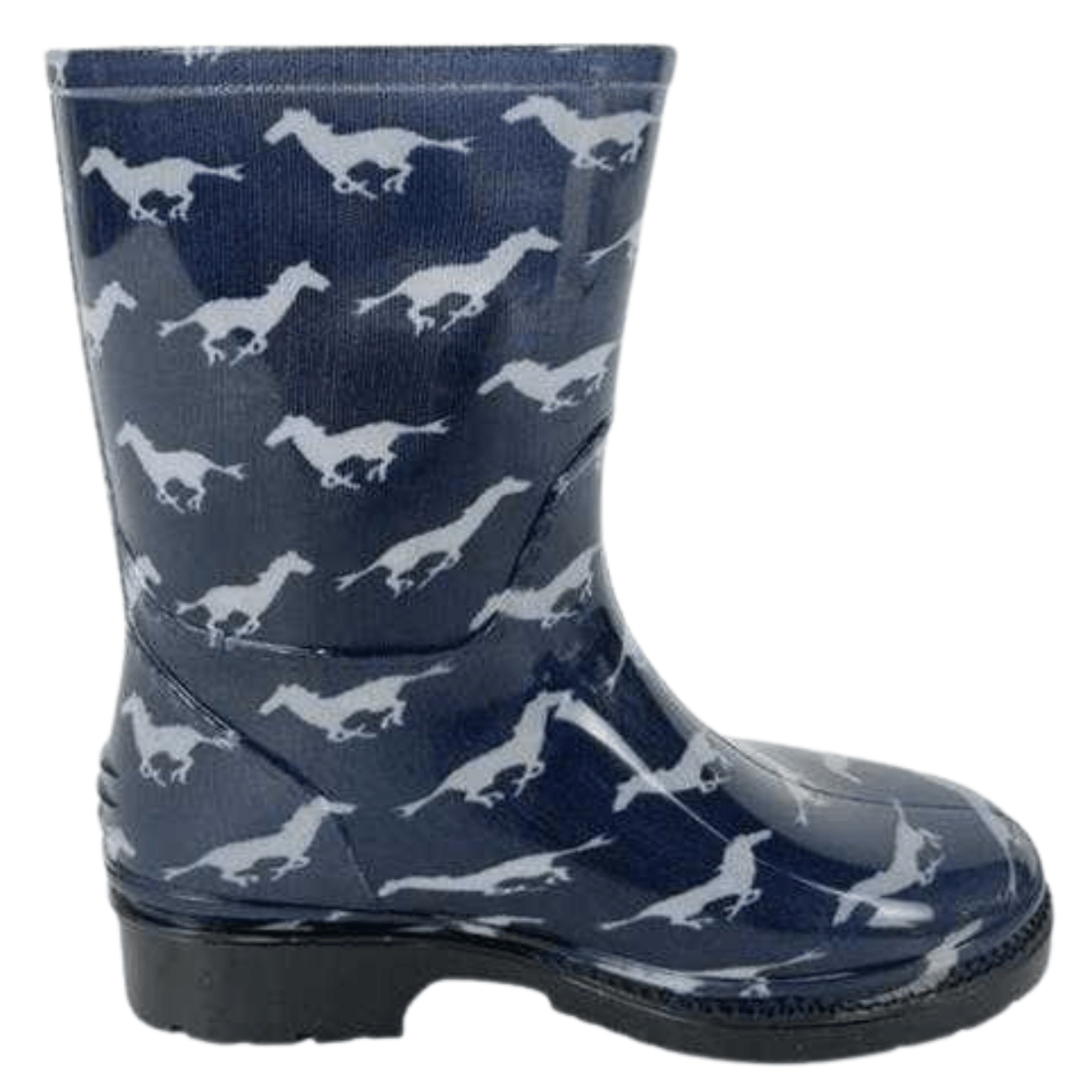 Bota Galocha Infantil Gasf Azul Marinho Cavalo Ref. INF016 - Badana