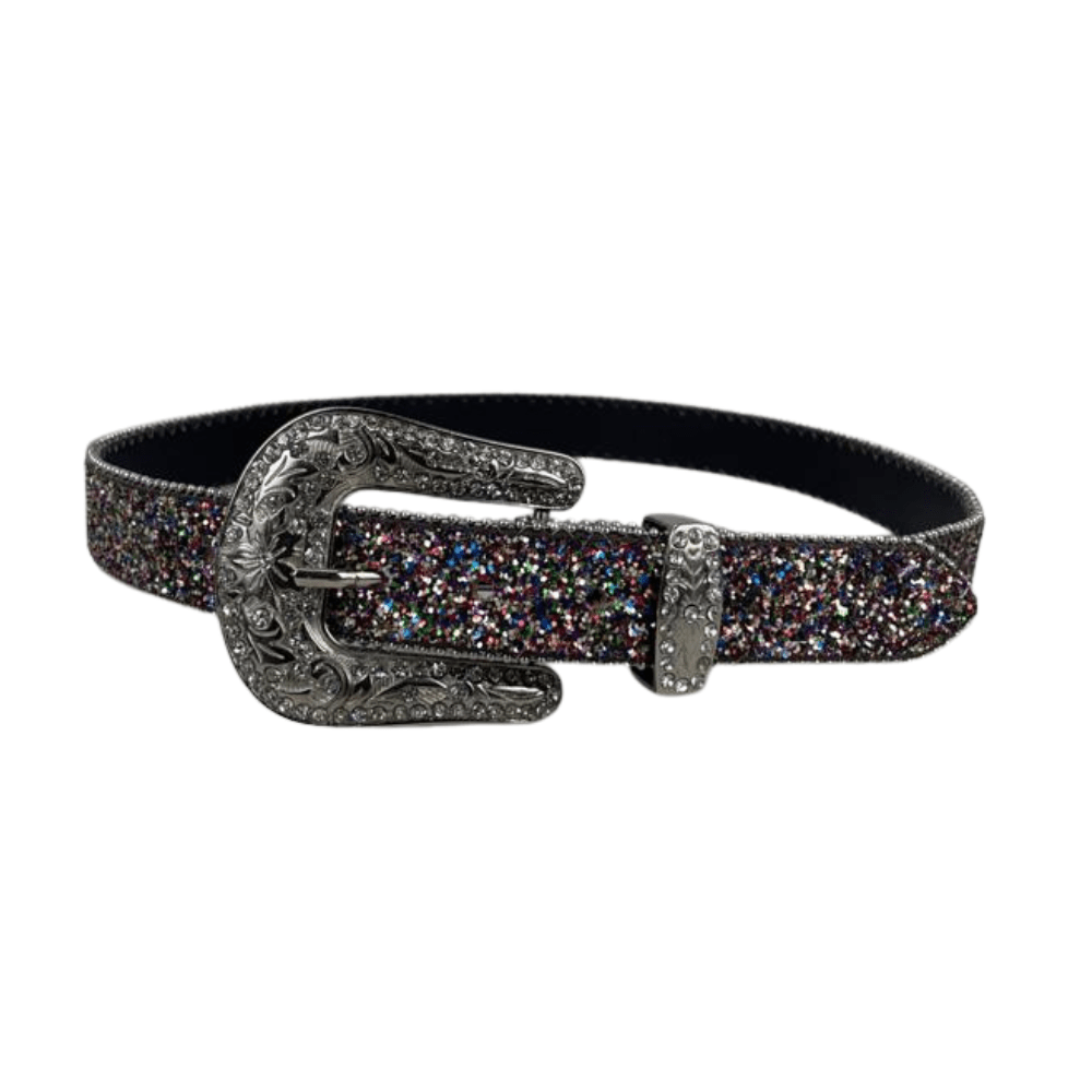 Cinto Feminino Pyramid Country Com Glitter Ref. 804 Várias Cores - Badana